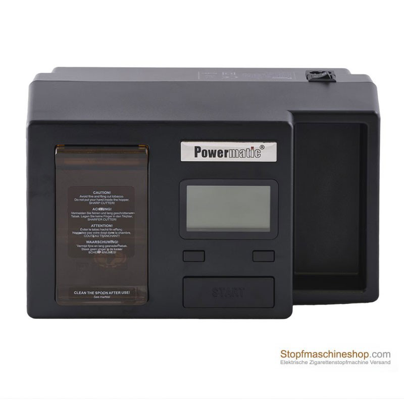 Powermatic 3 Plus: elektrische Stopfmaschine | Zigarettenstopfmaschine24